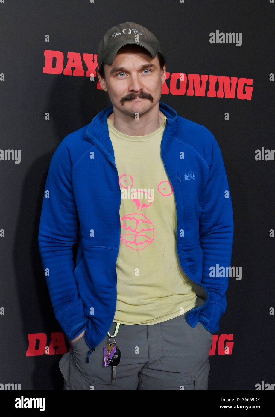 Burbank, United Sates. 24th Mar, 2025. Cast member Travis Hammer ...