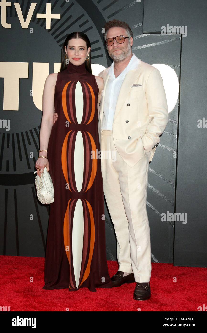 Los Angeles, USA. 24, March, 2025. Pictured left to right, Lauren ...