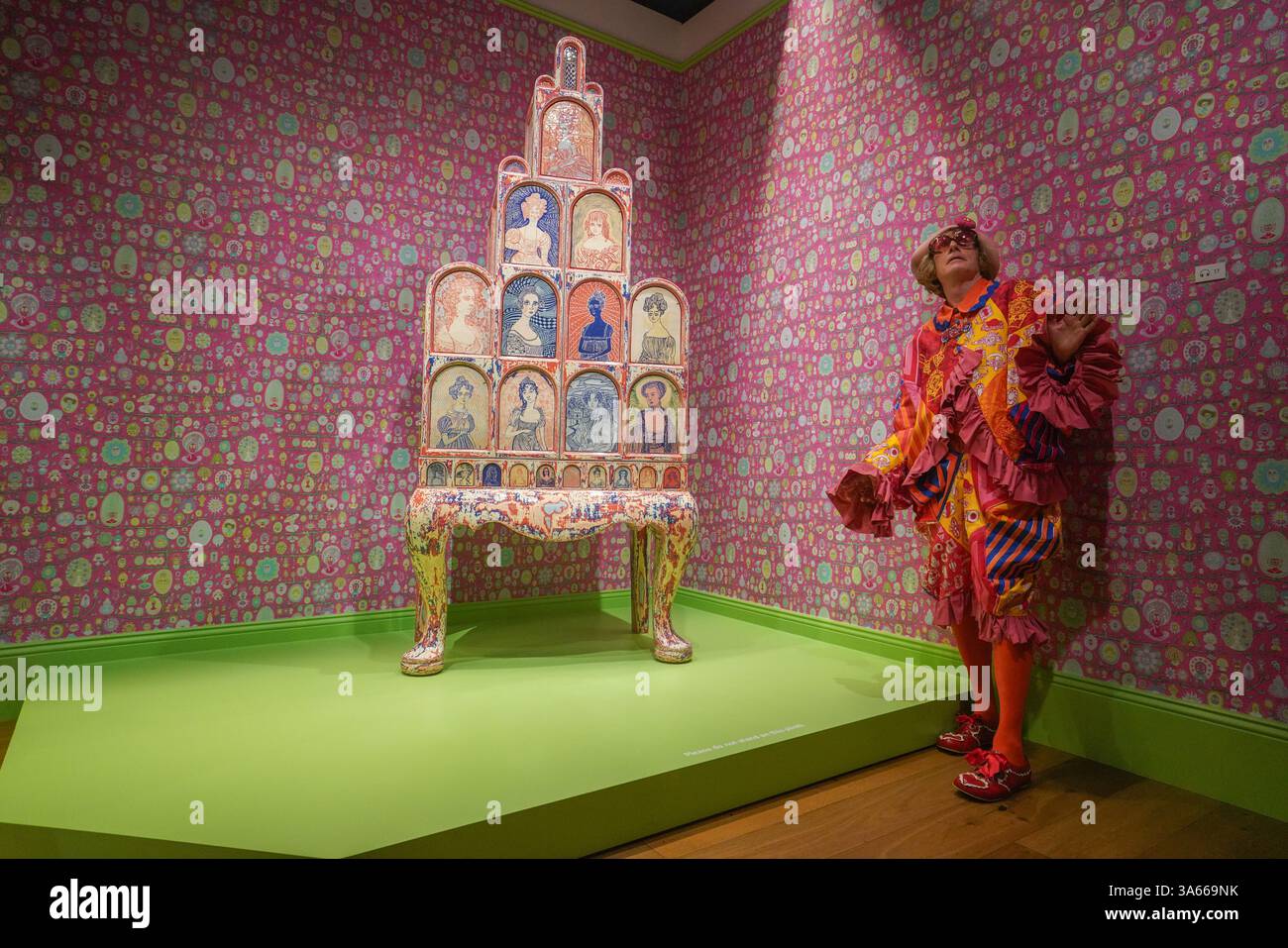 London, UK 25 March 2025. Sir Grayson Perry (pictured) with The Great ...