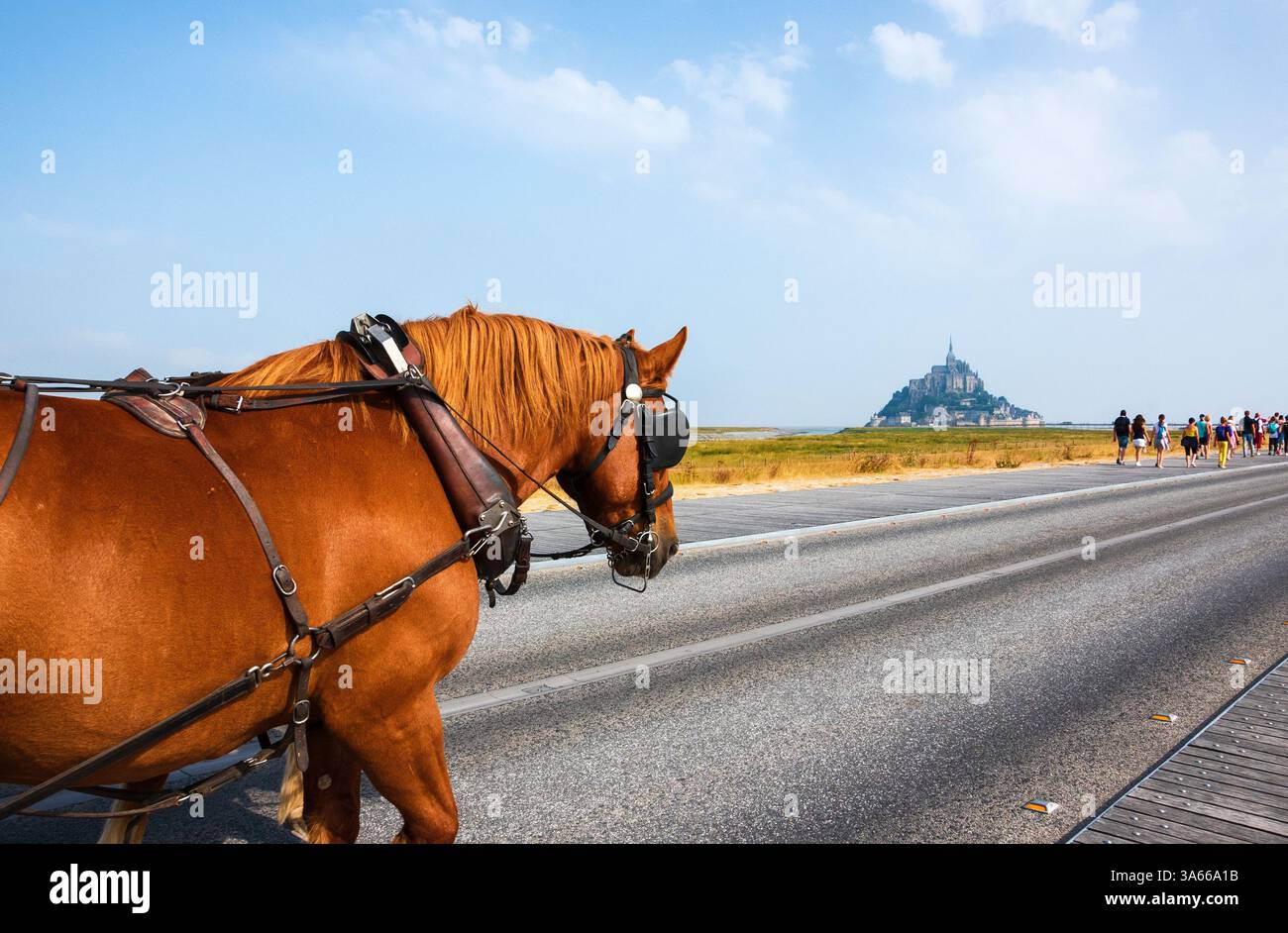 Mont Saint Michel is one of most popular tourist destinations in France ...