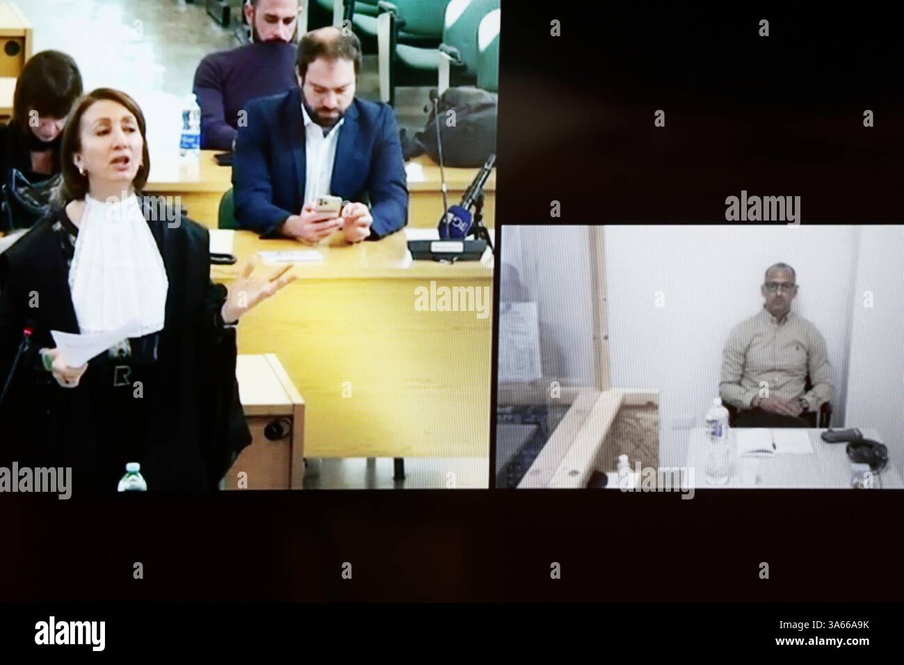 La PM Rita Ceraso in video con l’imputato Raul Esteban Calderòn al ...