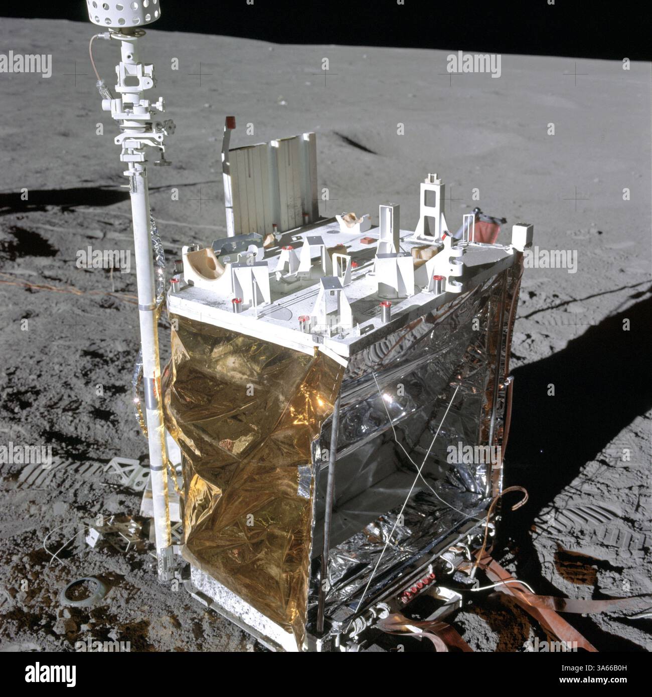 Feb. 5, 1971 - A close-up view of the central station (CS) of the ...