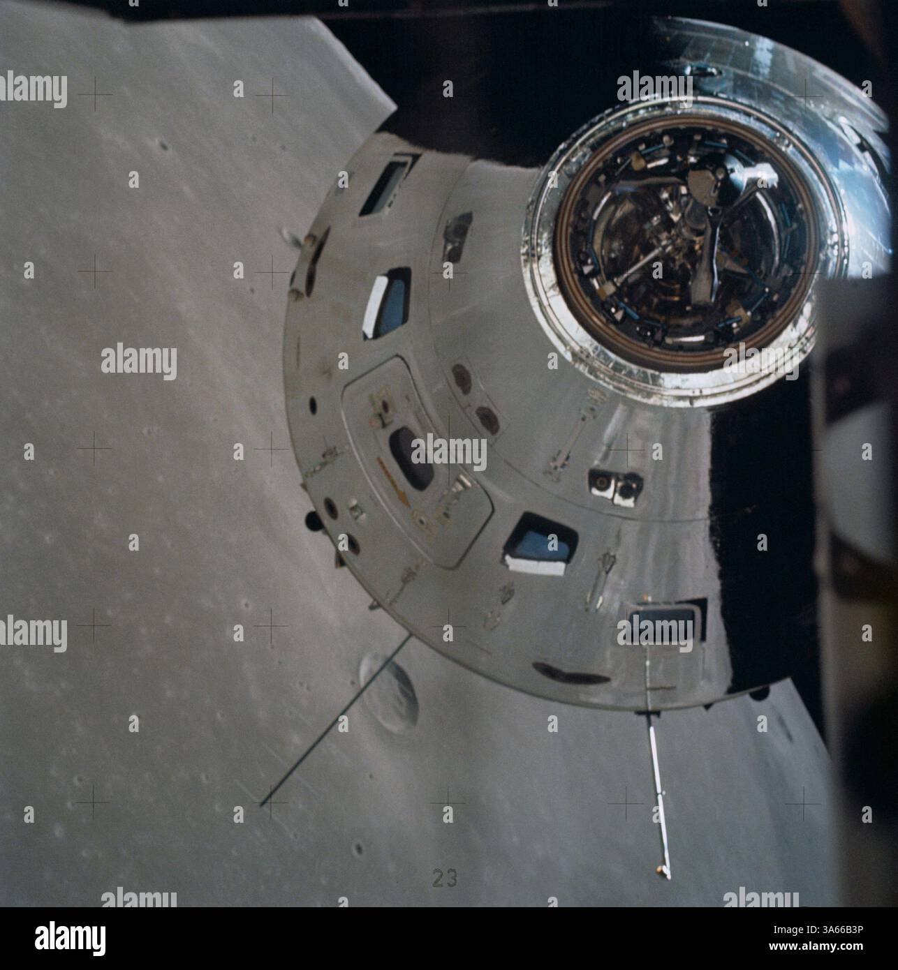 Dec. 15, 1972 - In this view, taken from the Lunar Module (LM), the ...