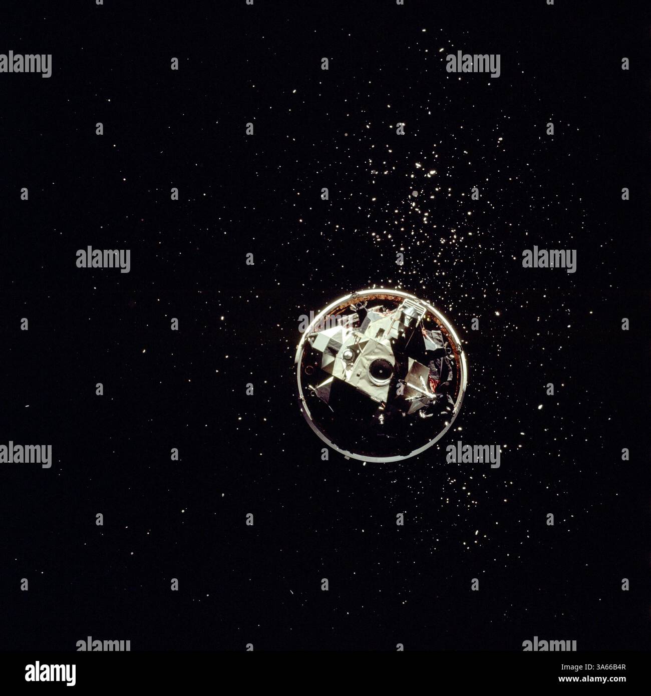 Dec. 15, 1972 - View of the Lunar Module from the Apollo 17 spacecraft ...