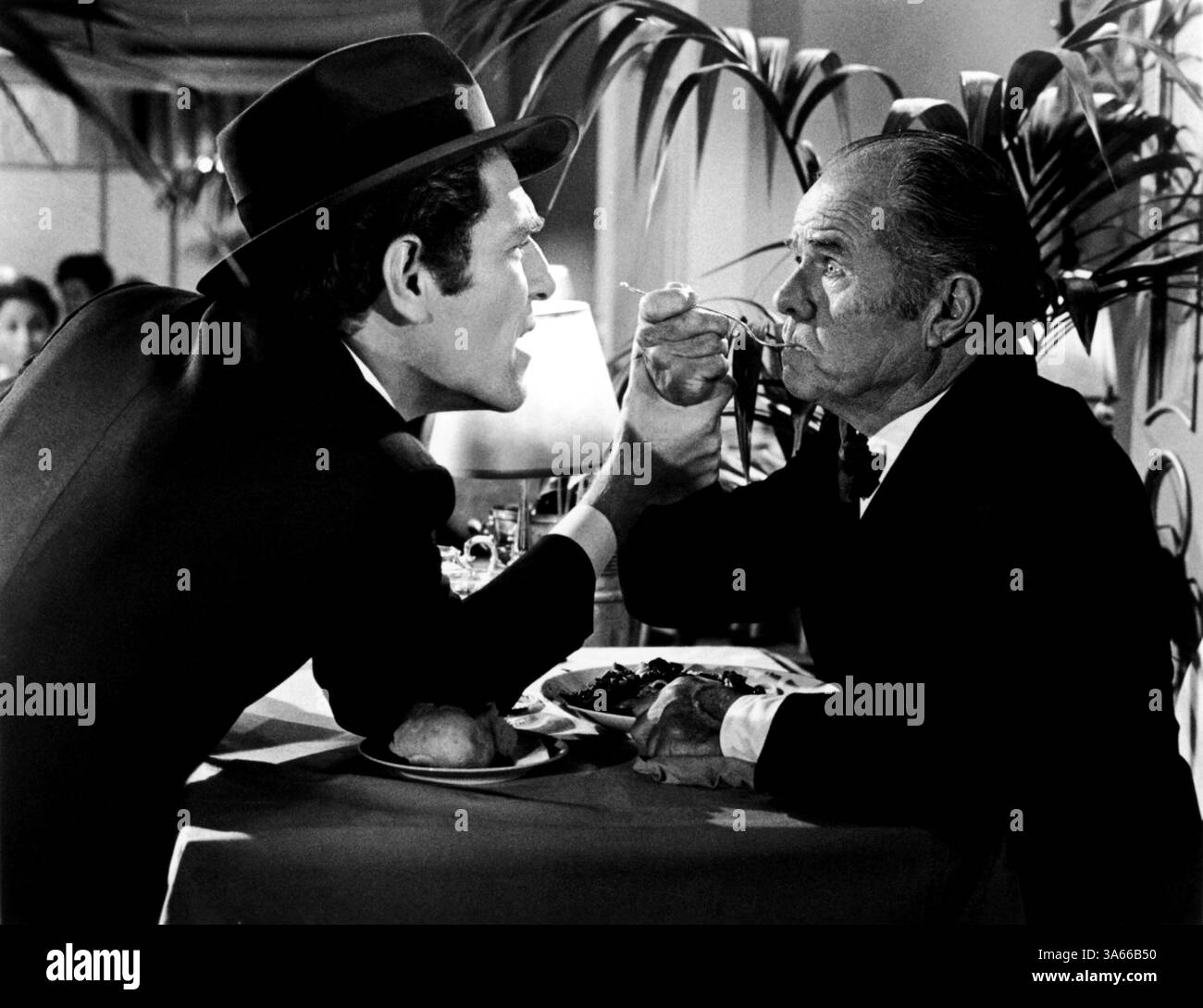 May 09, 1975; Hollywood, CA, USA; GEORGE SEGAL and ELISHA COOK Jr. star ...