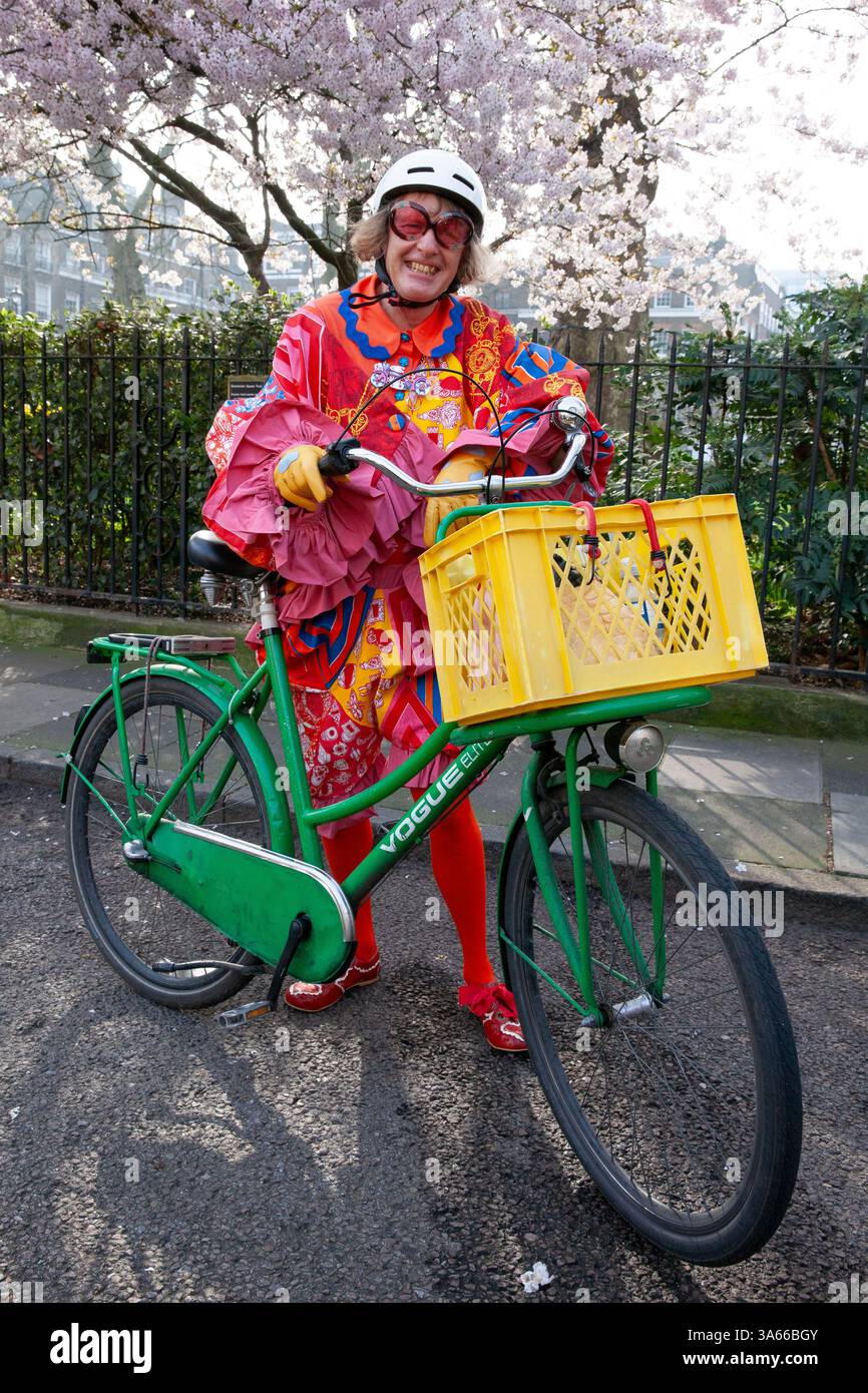 London, UK, 25 March 2025: Artist and perfomer Grayson Perry arrives by ...