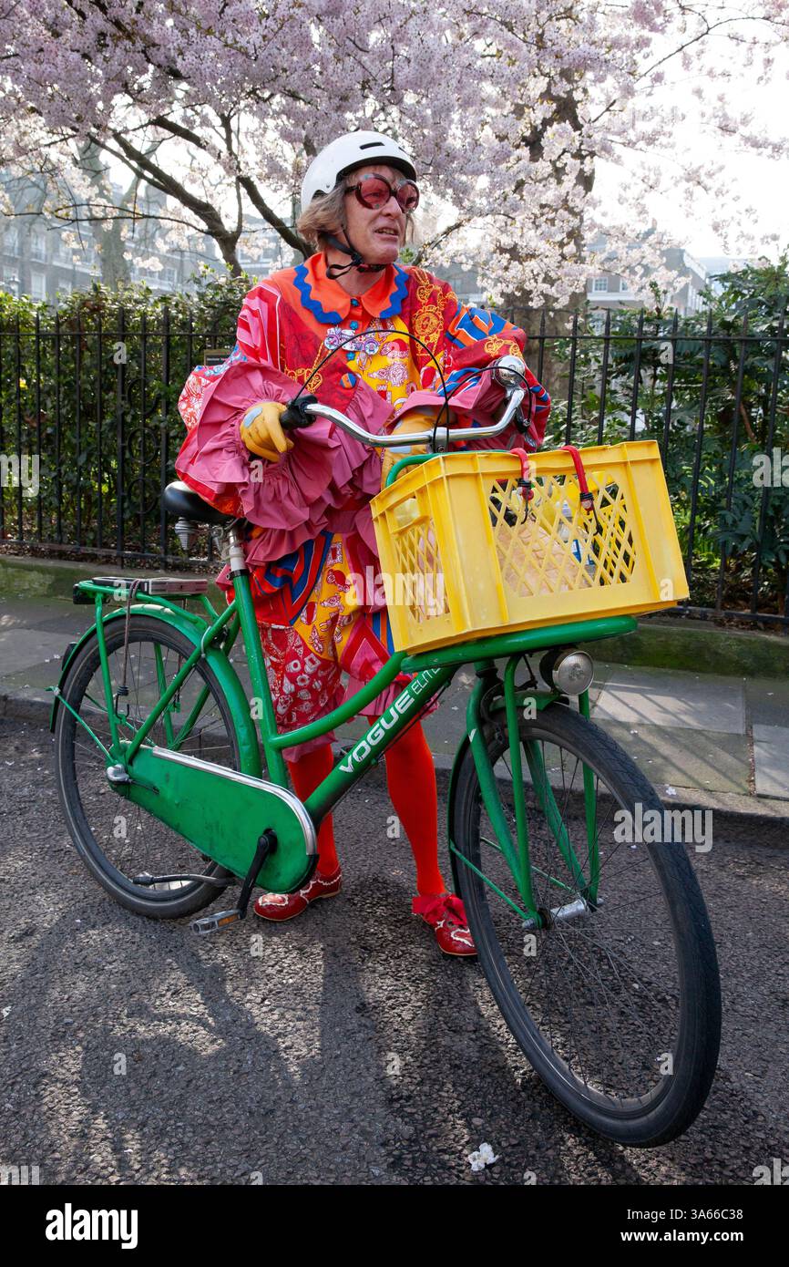 London, UK, 25 March 2025: Artist and perfomer Grayson Perry arrives by ...