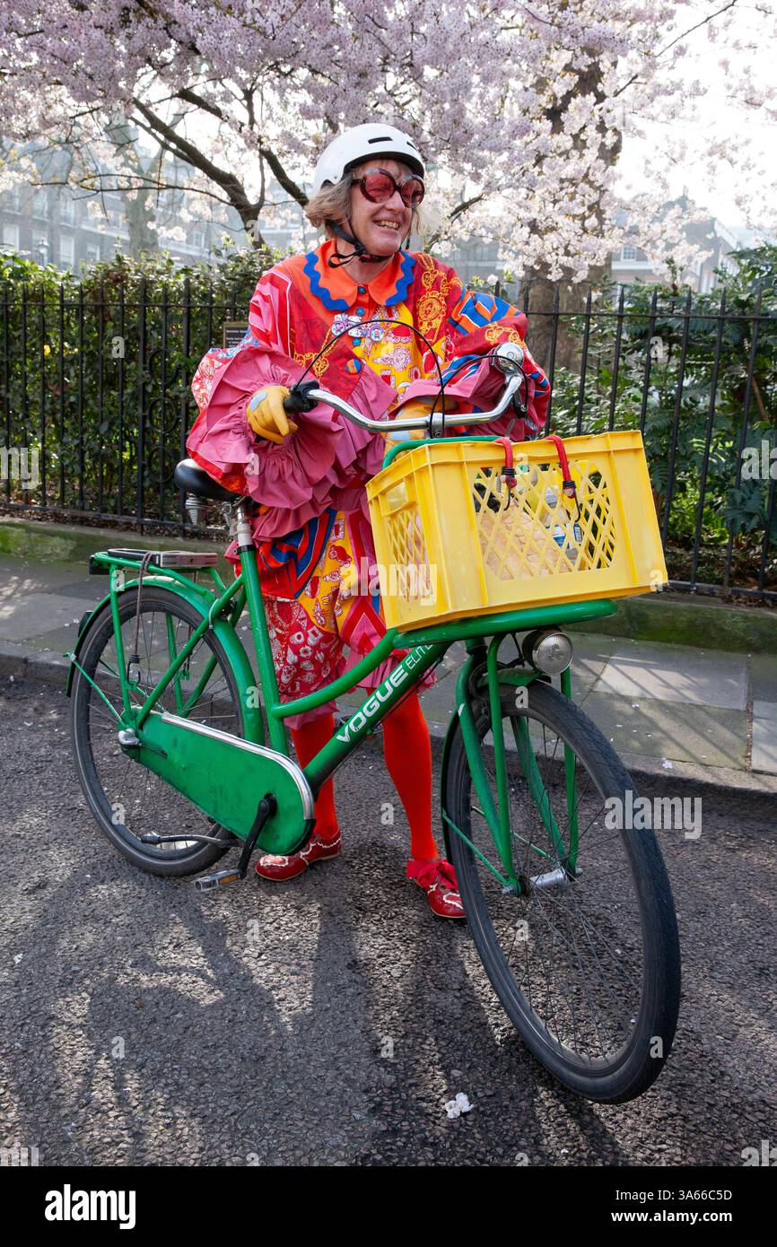London, UK. 25th Mar, 2025. Artist and performer Grayson Perry arrives ...