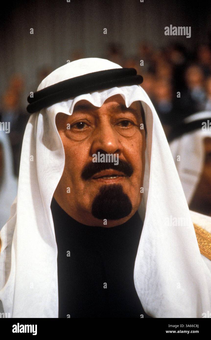 Nov 08, 1987; Amman, JORDAN; Saudi Arabia's Crown PRINCE ABDULLAH bin ABDULAZIZ at the ...