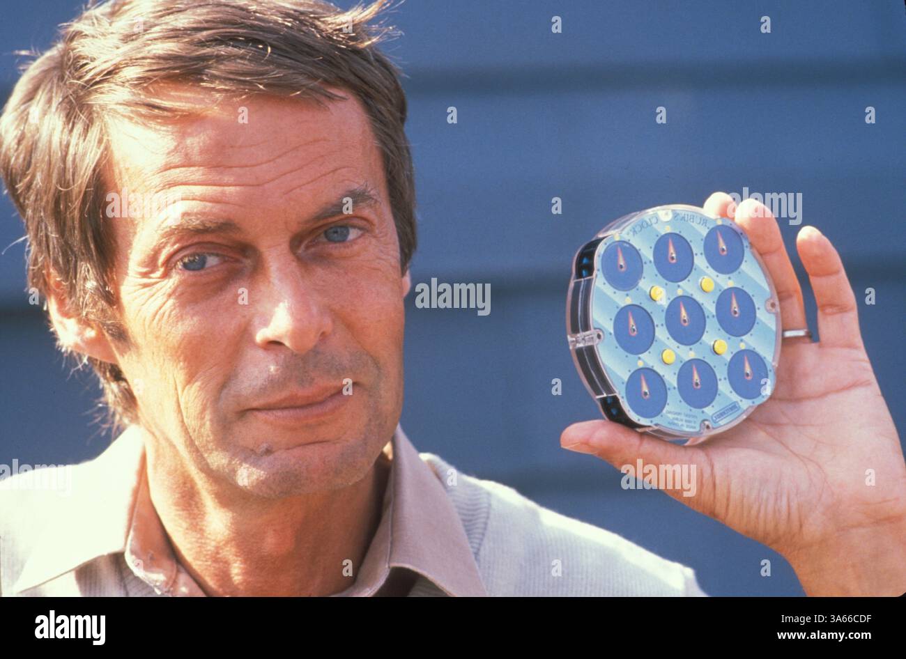 Aug 01, 1988; London, , UK; Professor ERNO RUBIK, creator of several ...