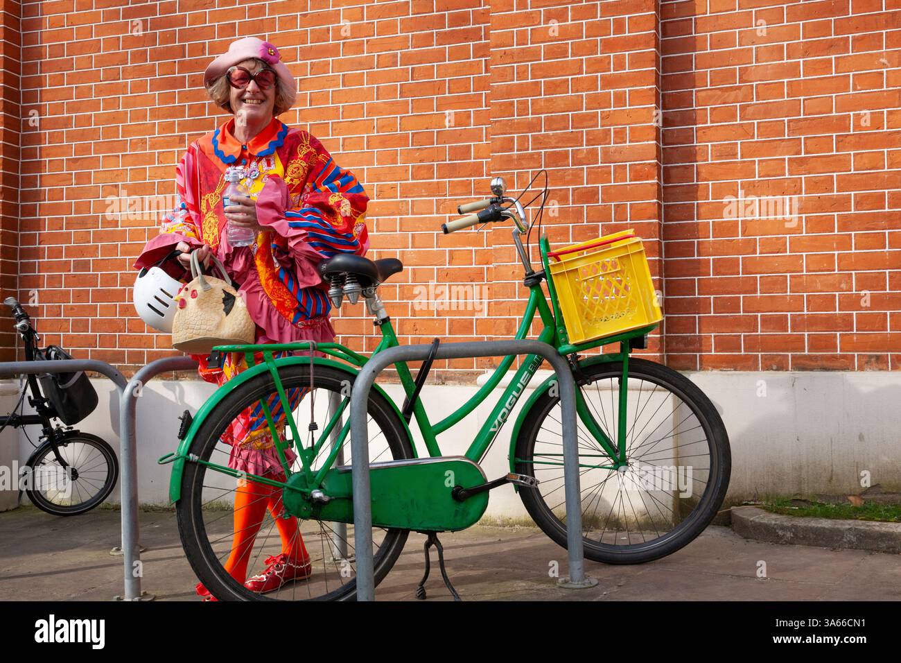 London, UK, 25 March 2025: Artist and perfomer Grayson Perry arrives by ...