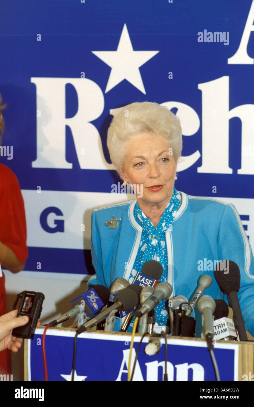 Ann richards texas 1990 hi-res stock photography and images - Alamy