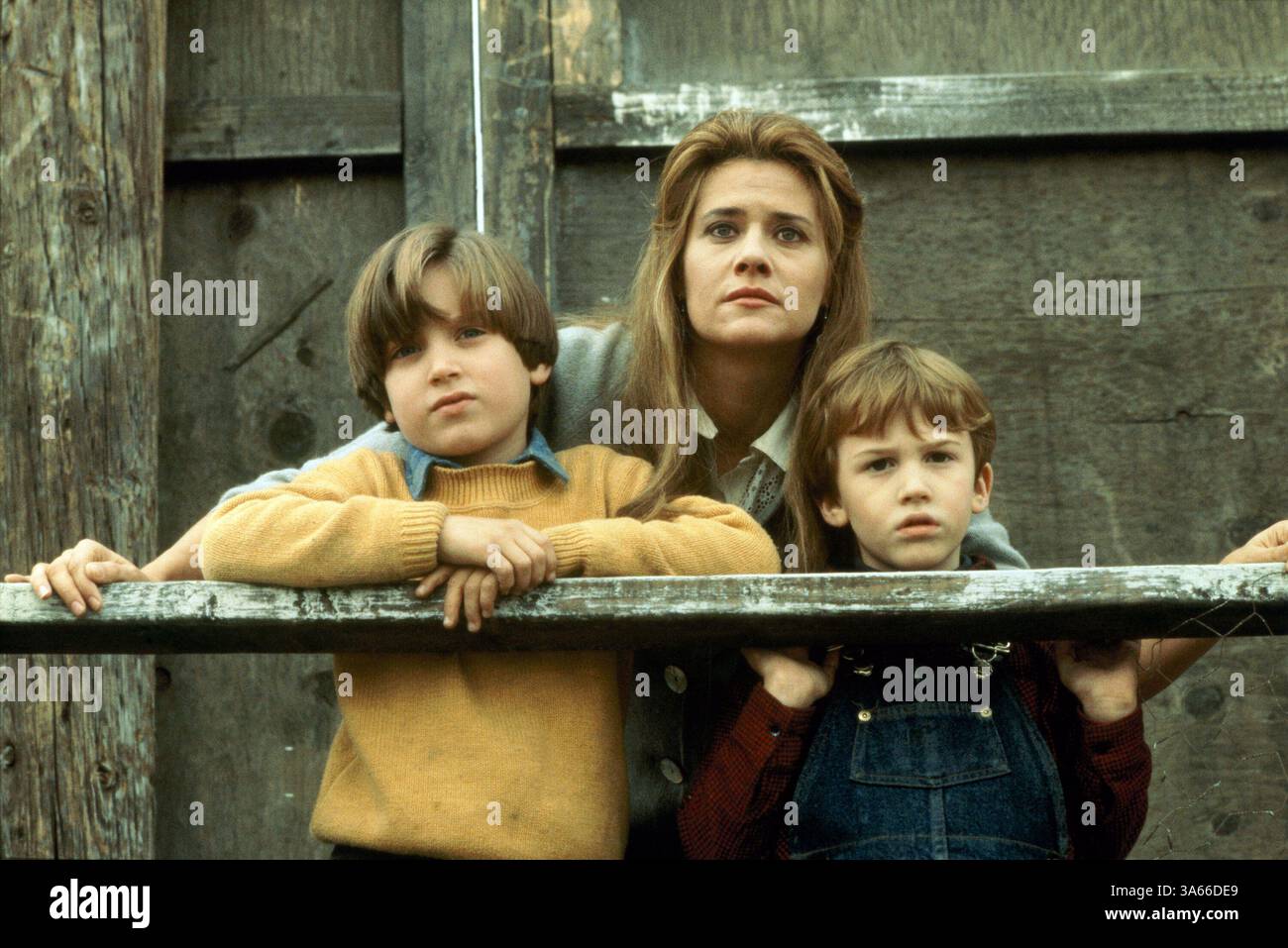 Feb 14, 1992; Hollywood, CA, USA; LORRAINE BRACCO, ELIJAH WOOD and ...