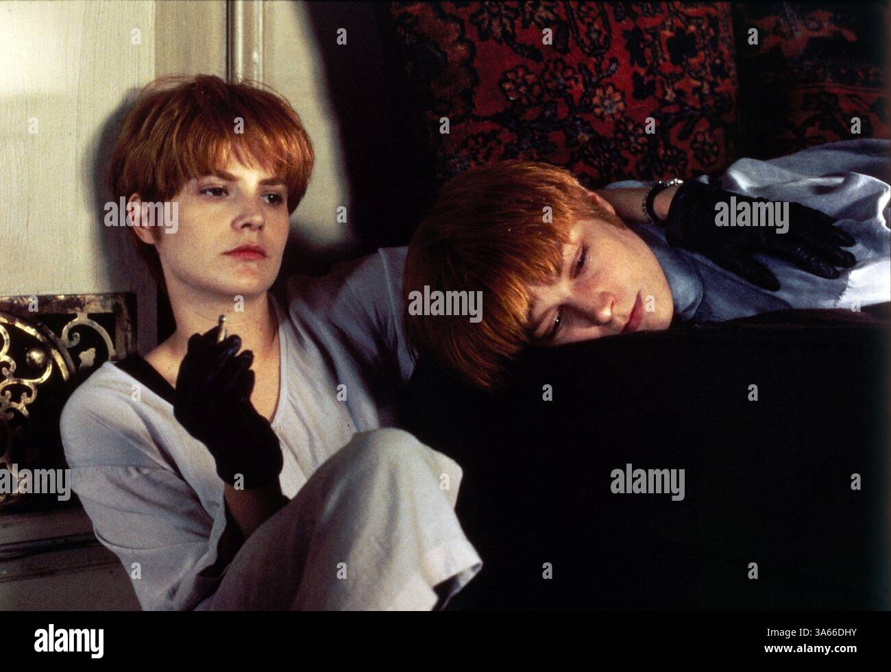 Sep 05, 1992; Hollywood, CA, USA; JENNIFER JASON LEIGH (L) and BRIDGET ...