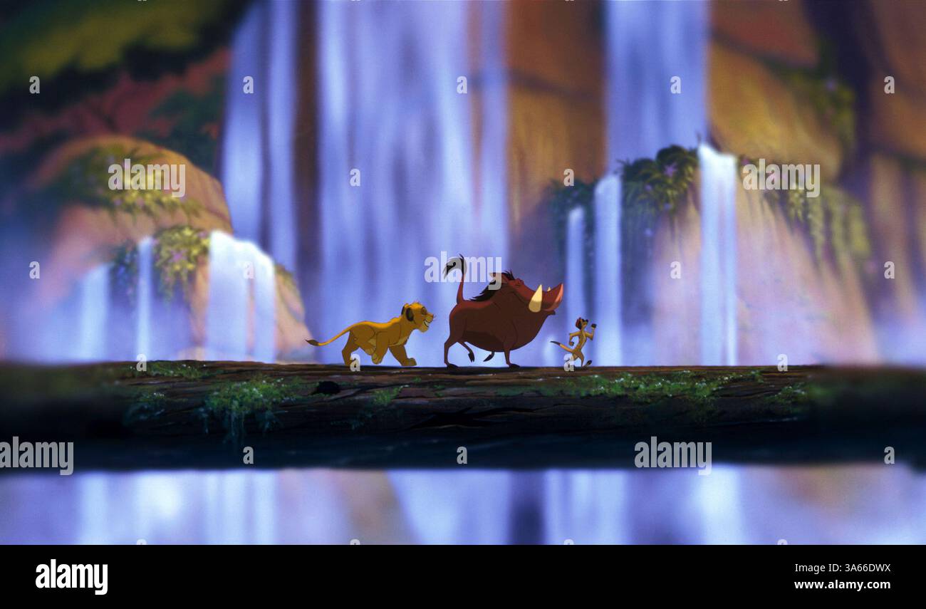 Jun 15, 1994; Unknown, USA; A scene from the movie 'The Lion King ...