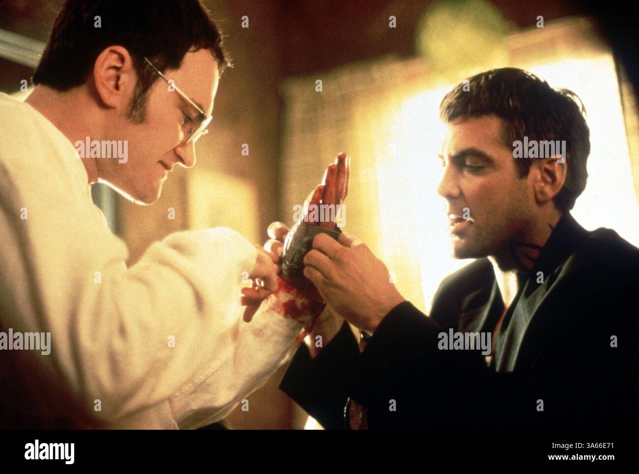 Jan 19, 1996; Los Angeles, CA, USA; Actor GEORGE CLOONEY stars as Seth ...