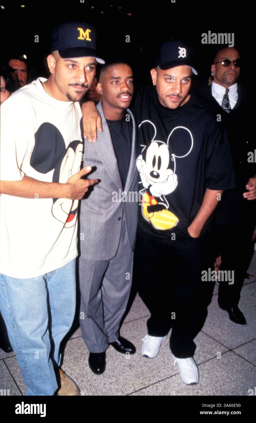 Oct 04, 1995; Los Angeles, CA, USA; Diectors and brothers ALLEN HUGHES ...