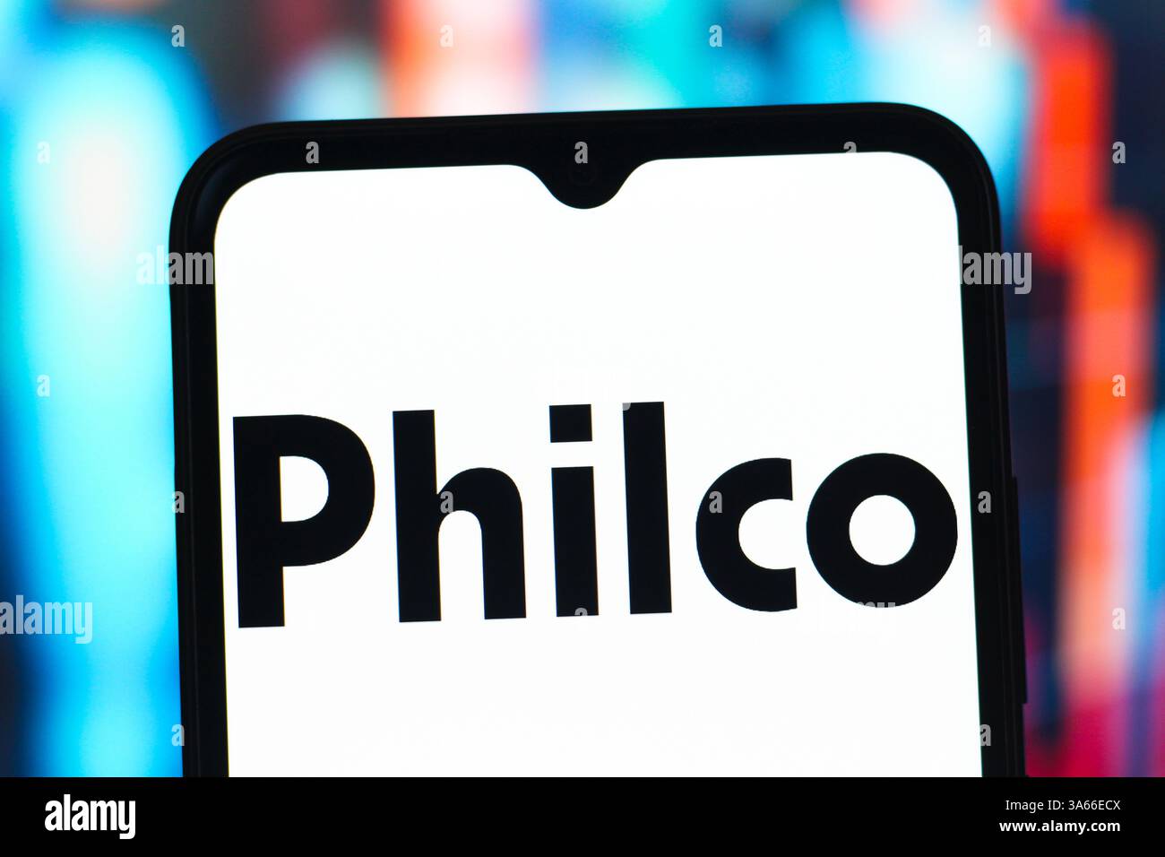 Canada. 24th Mar, 2025. In this photo illustration, the Philco logo is seen displayed on a ...