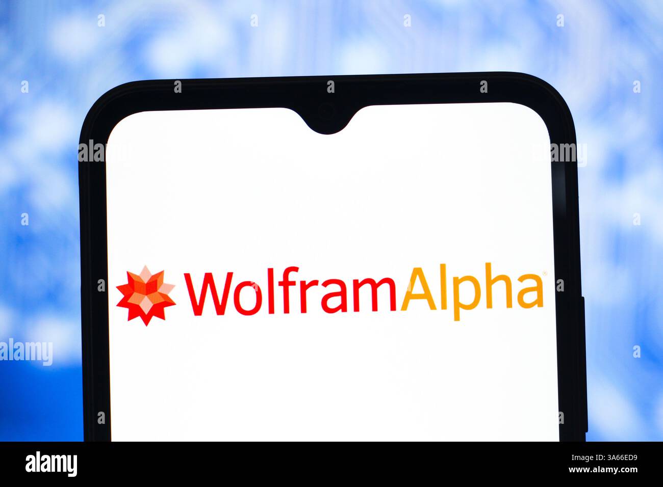 Canada. 24th Mar, 2025. In this photo illustration, the Wolfram Alpha ...