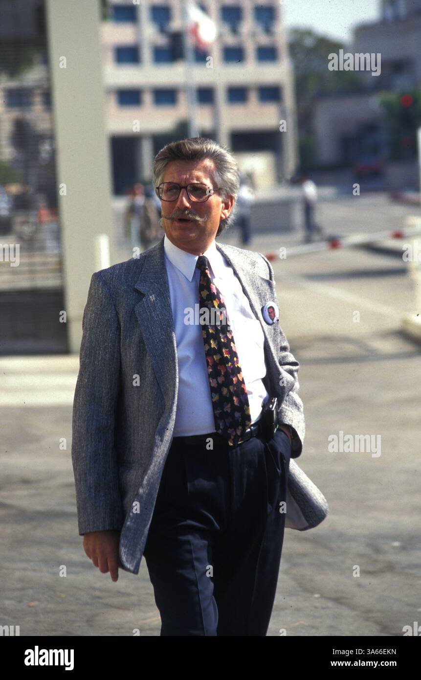 Sep 20, 1996; Los Angeles, CA, USA; FRED GOLDMAN, father of murdered ...