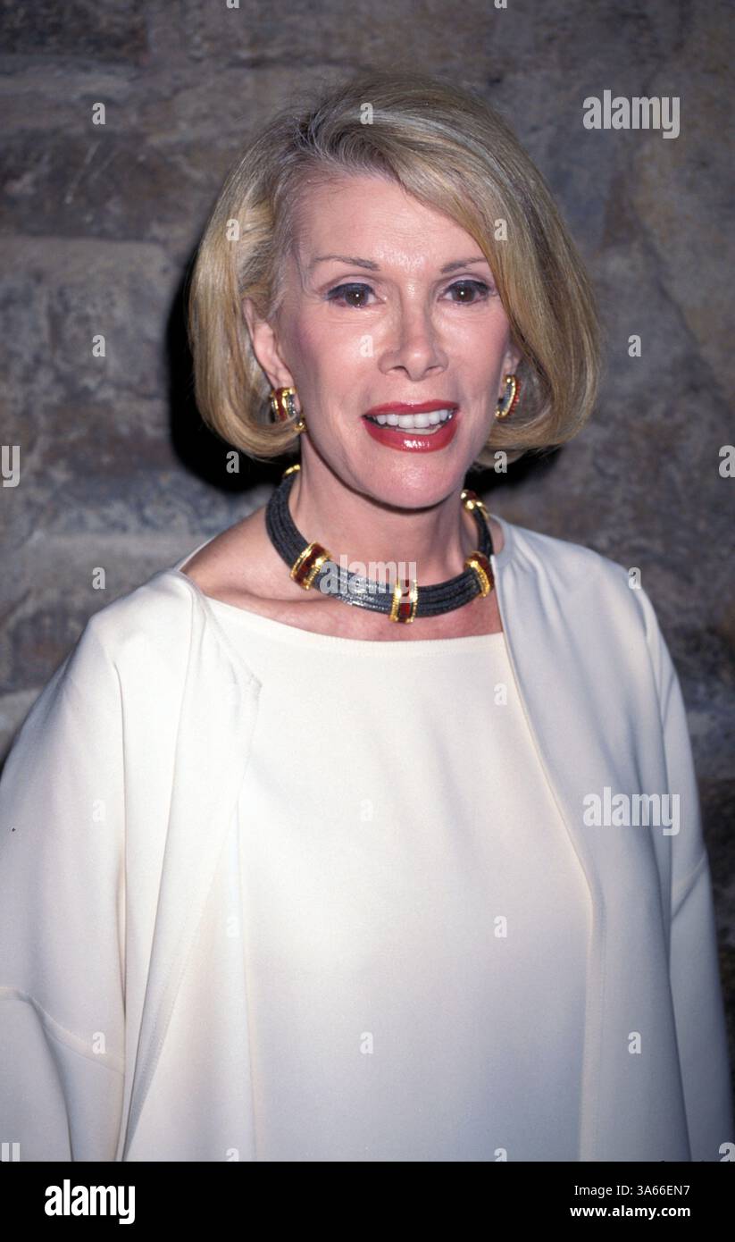 Sep 14, 1996; Los Angeles, CA, USA; Actress/writer/director JOAN RIVERS ...