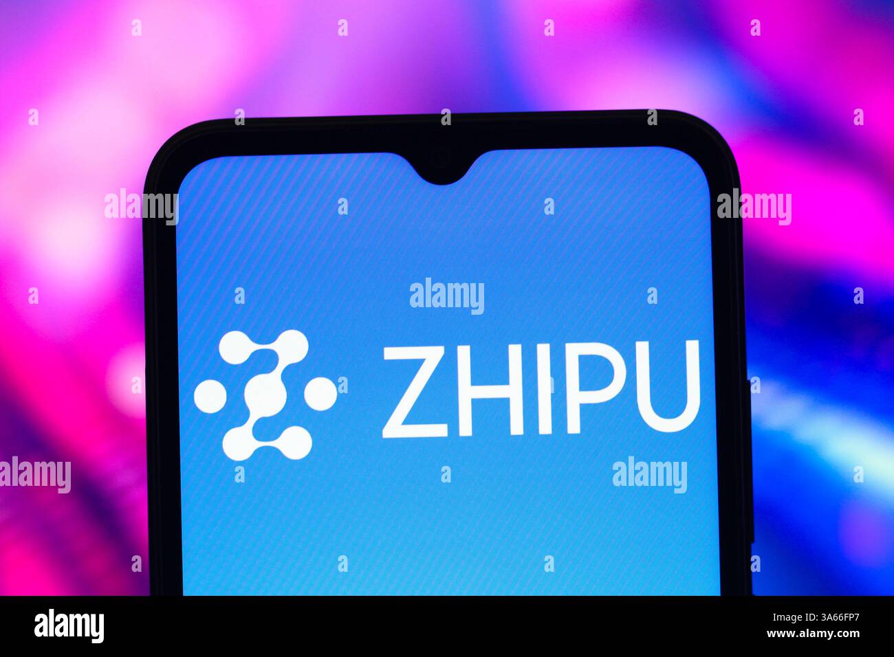 Canada. 24th Mar, 2025. In this photo illustration, the Zhipu AI logo ...