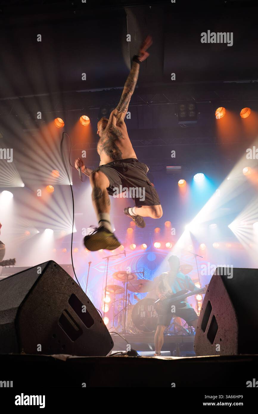 Bergen, Norway. 22nd, March 2025. The Norwegian metal band Purified in ...