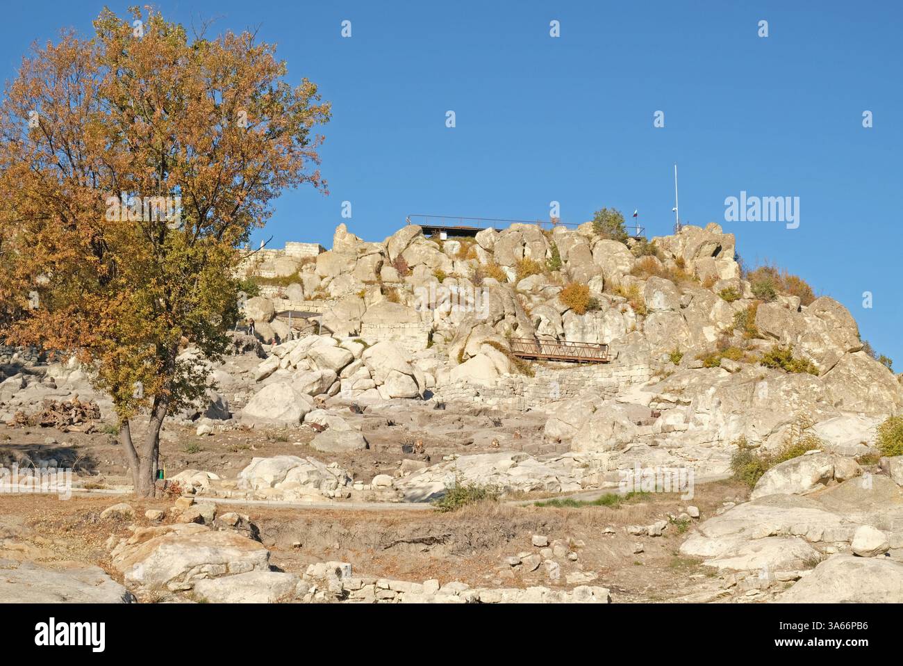 Ancient Thracian temples in Perperikon, Bulgaria Stock Photo - Alamy