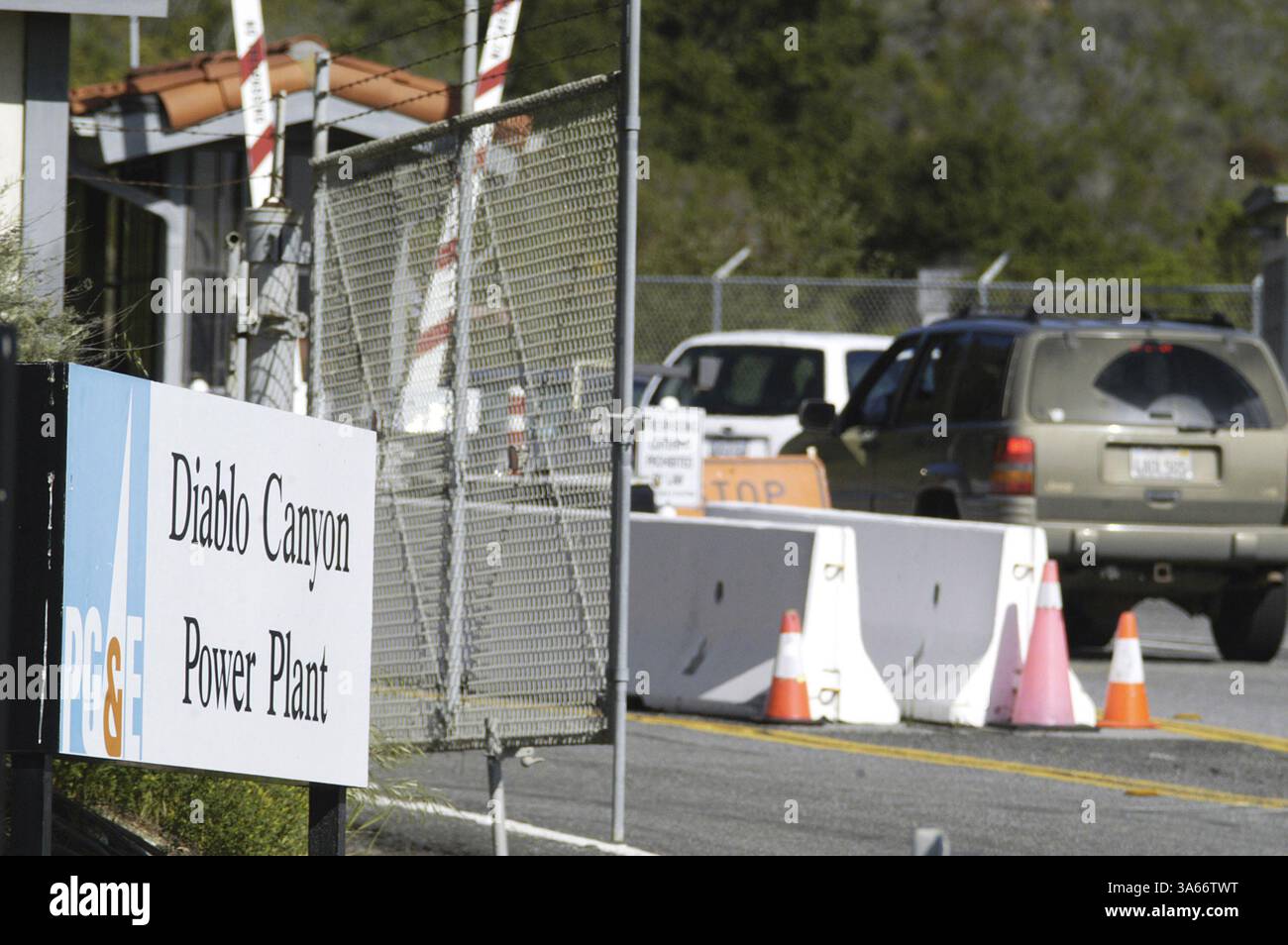 May 04, 2004; Avila Beach, CA, USA; ! The first of several security ...