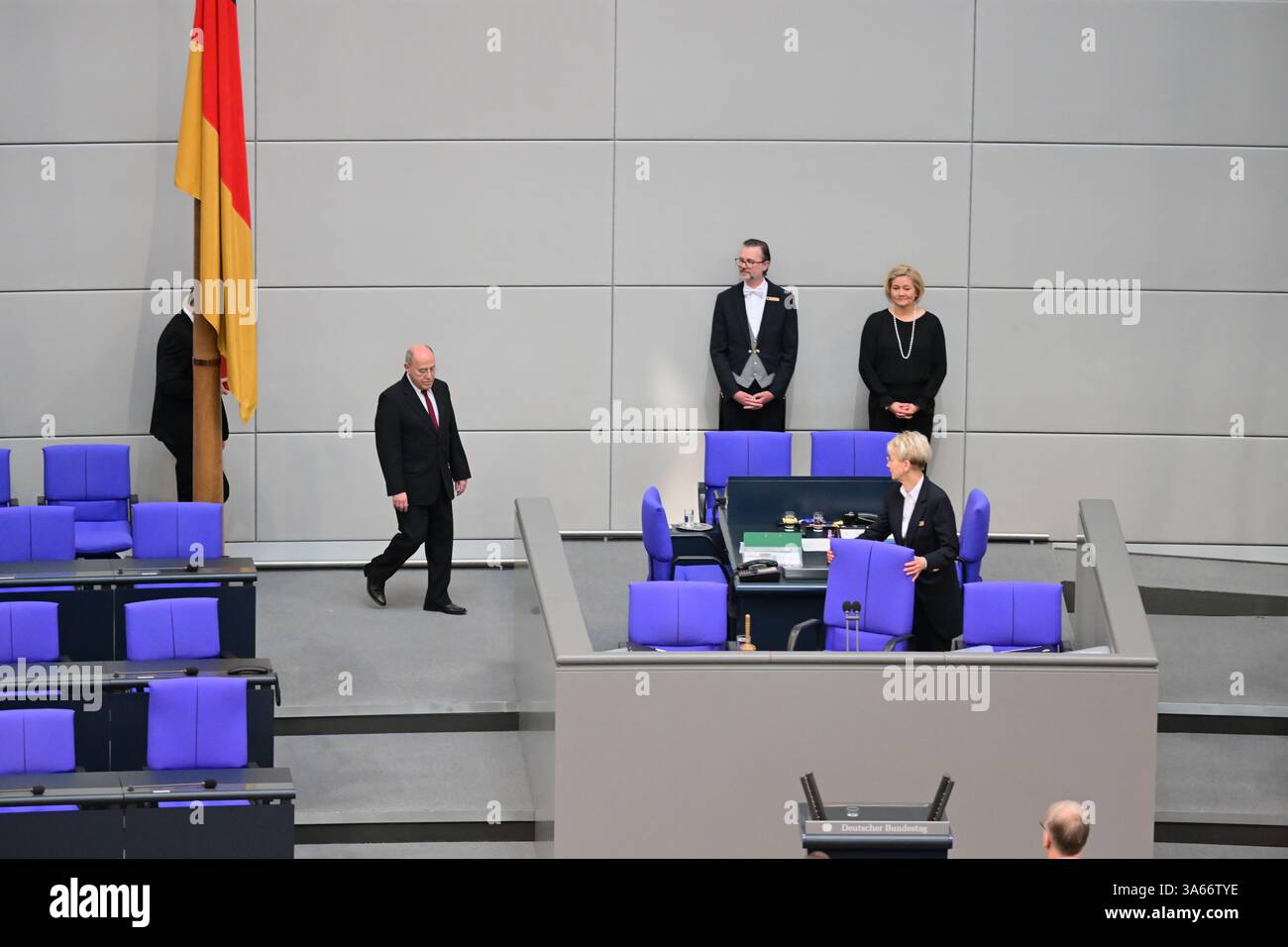 Berlin, Germany. 25th Mar, 2025. The former President Gregor Gysi (Die ...