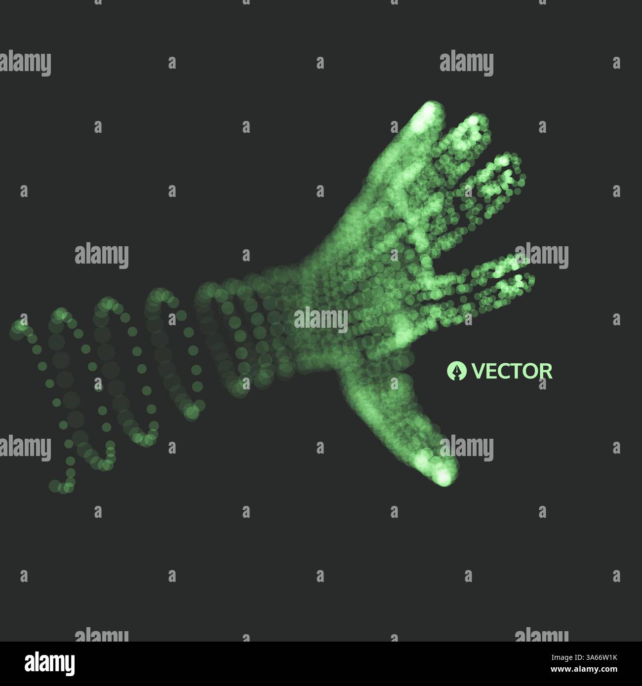 Human Arm. Hand Model. Connection structure. Future technology concept ...