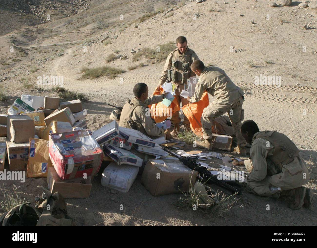 May 15, 2004; FOB Payne, Afghanistan; Marines from Alpha Co., Battalion ...