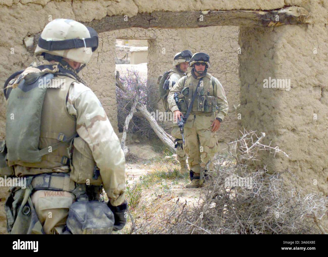 May 20, 2004; FOB Ripley, Afghanistan; Marines from Charlie Co ...