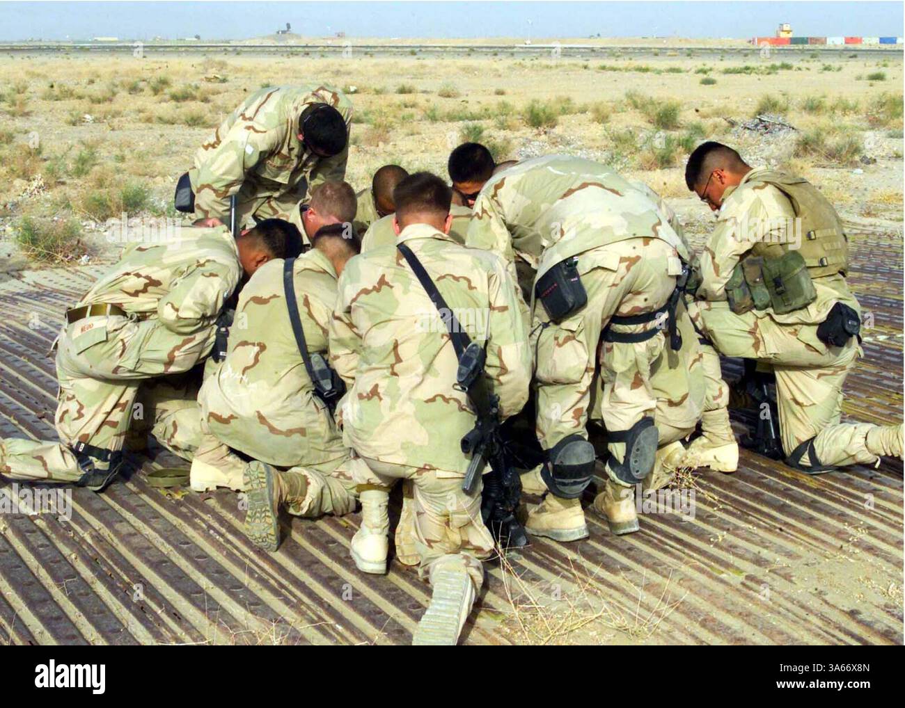 May 20, 2004; FOB Ripley, Afghanistan; Marines from Charlie Co ...