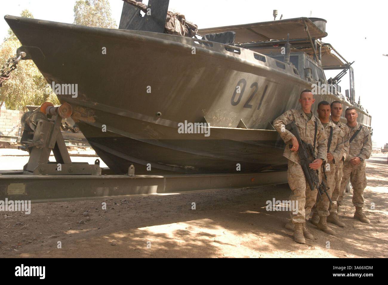 May 22, 2004; Camp Fallujah, Iraq; From left to right, Sgt. AARON A ...