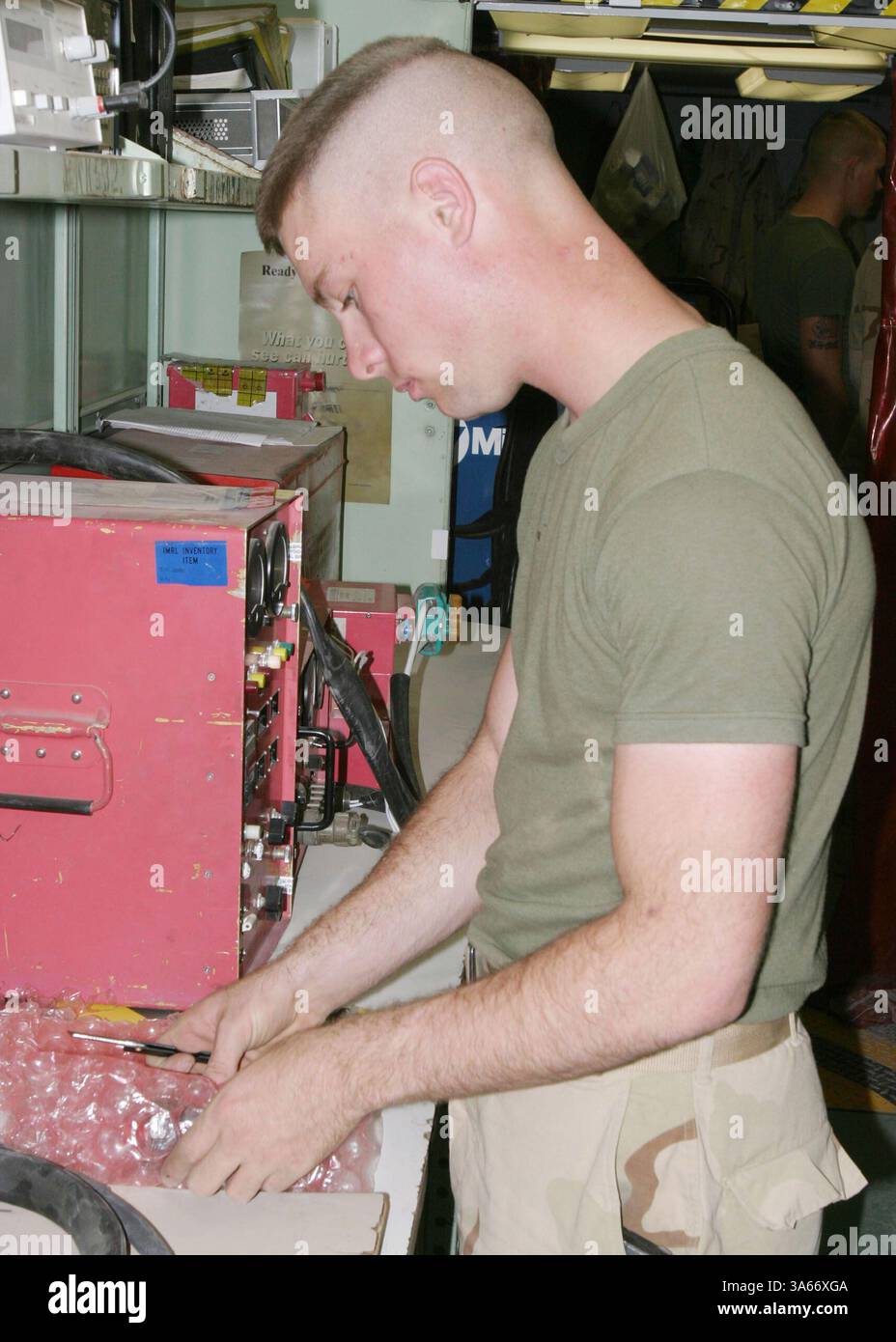 May 22, 2004; Kandahar, Afghanistan; Lance Corporal DANIEL RICHARDS, a ...