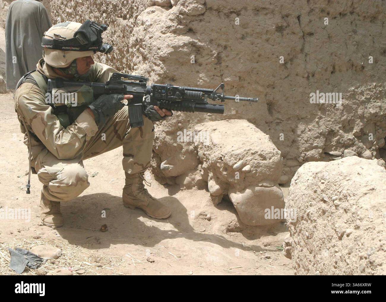 May 24, 2004; Oruzgan, Afghanistan; During a cordon and knock operation ...