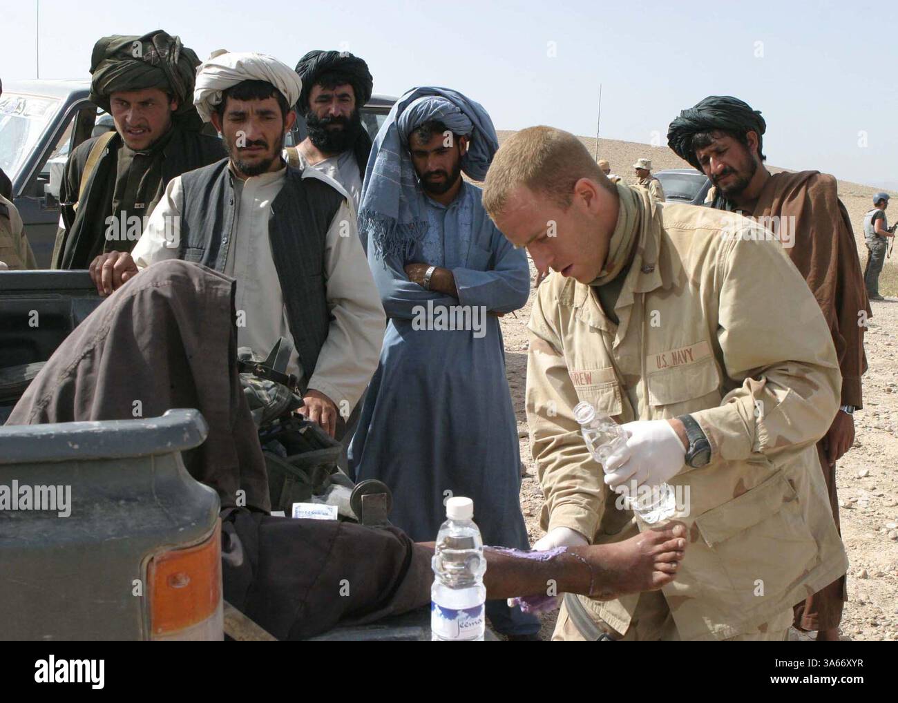 May 25, 2004; Oruzgan, Afghanistan; Navy Lt. BRENDON G. DREW, medical ...