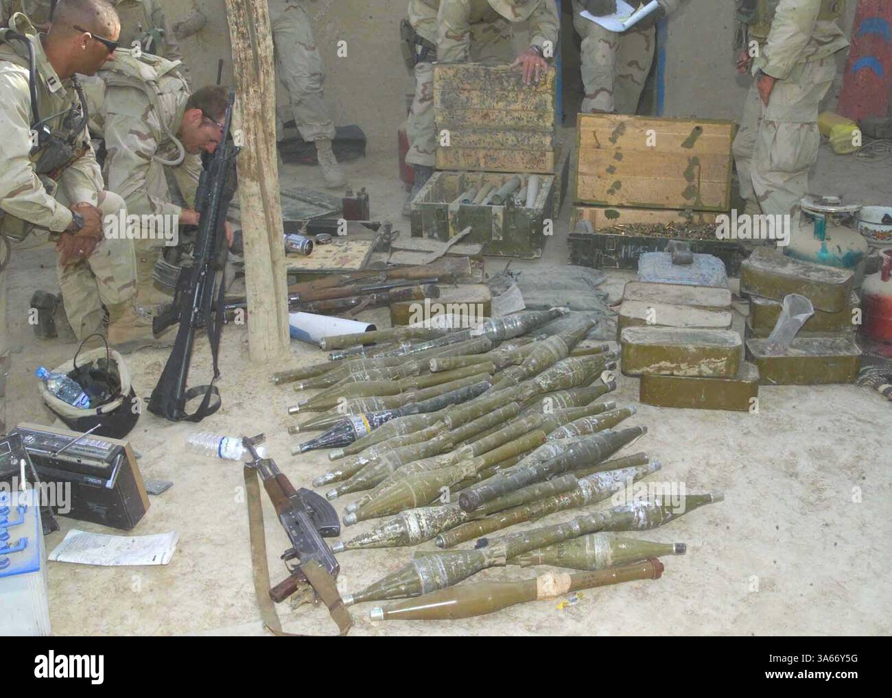 May 26, 2004; FOB Ripley, Afghanistan; Marines from Charlie Co ...