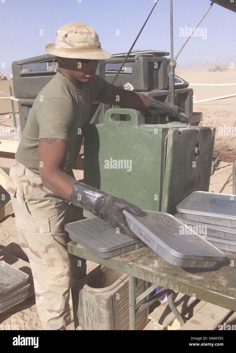 May 31, 2004; FOB Ripley, Afghanistan; Lance Cpl. CHRISTIAN MITCHELL, a ...