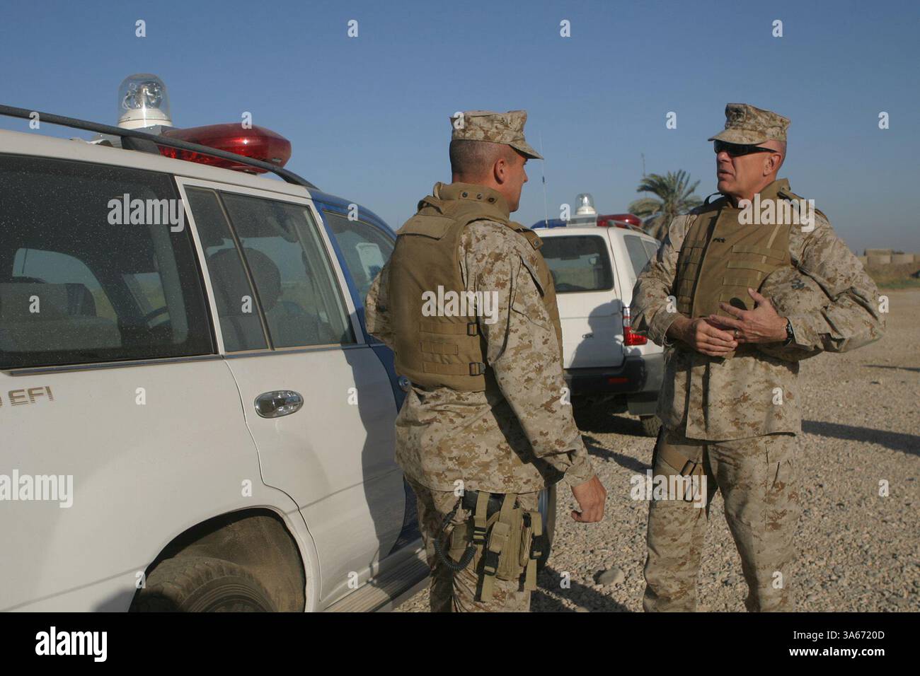 Aug 18, 2004; FOB Kalsu, Iraq; Lt. Gen. JAMES T. CONWAY, commanding ...