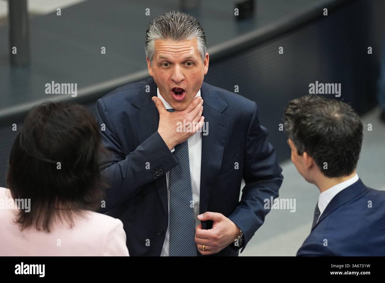Berlin, Germany. 25th Mar, 2025. Thorsten Frei, First Parliamentary ...