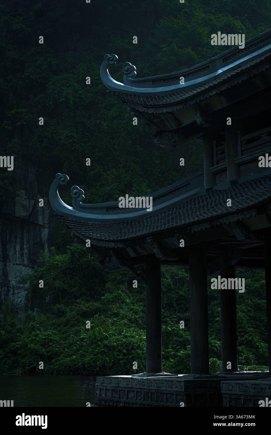 Trang an Landscape Complex Floating Pagoda Stock Photo - Alamy