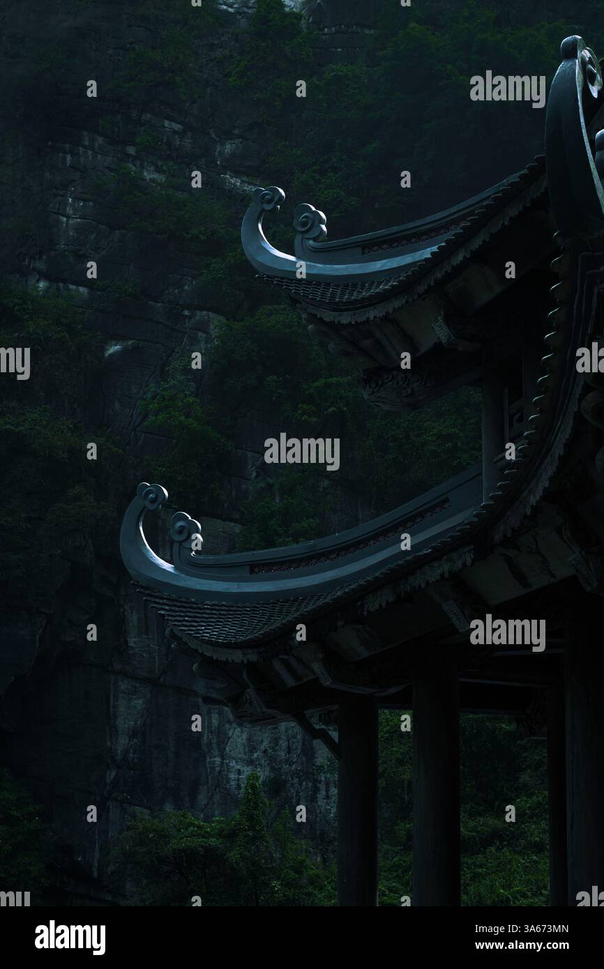 Trang an Landscape Complex Floating Pagoda Stock Photo - Alamy