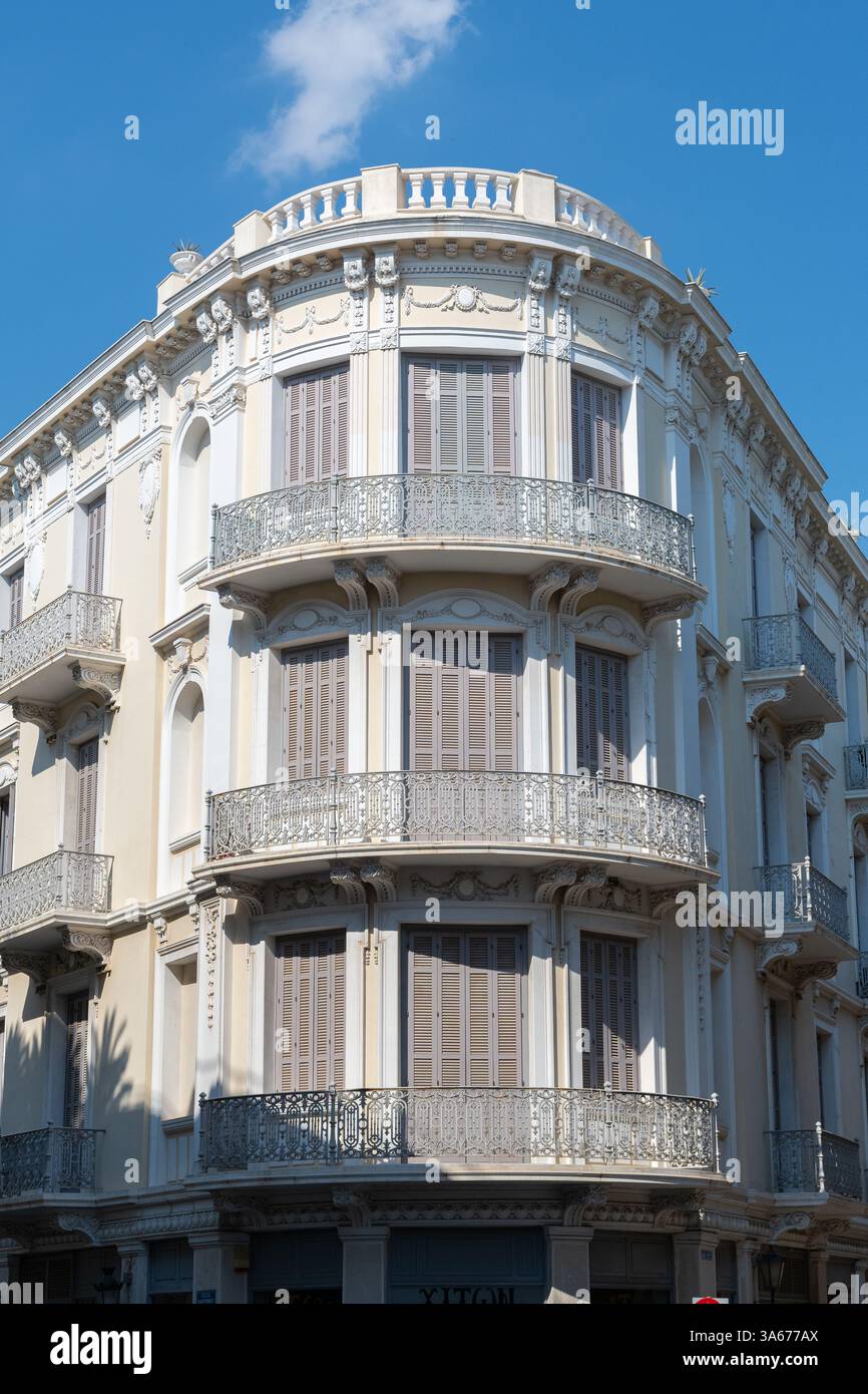 Athens, Greece - July 31 2022: Example of neoclassical architecture in ...