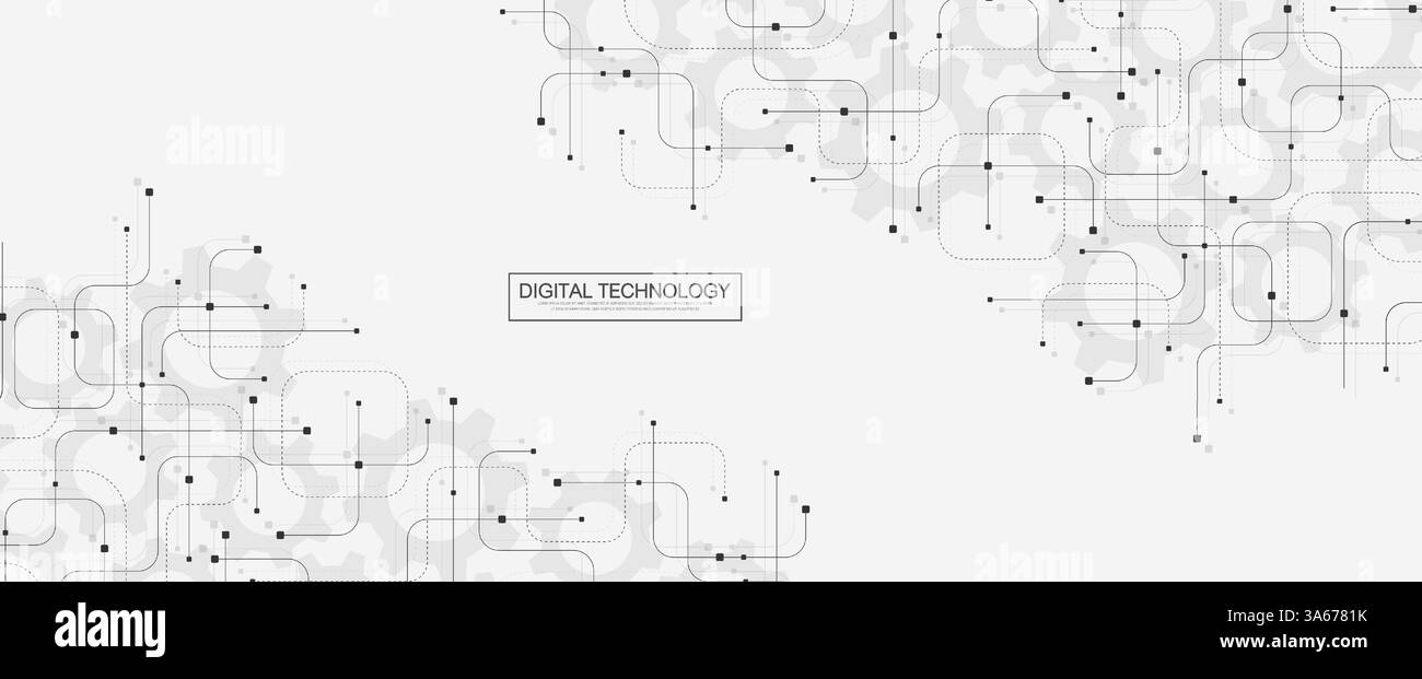 Motherboard technology abstract texture design. Creative idea AI banner ...