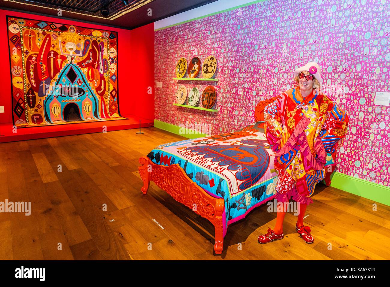 London, UK. 25 Mar 2025. The artist with I know who I am and Heavens ...