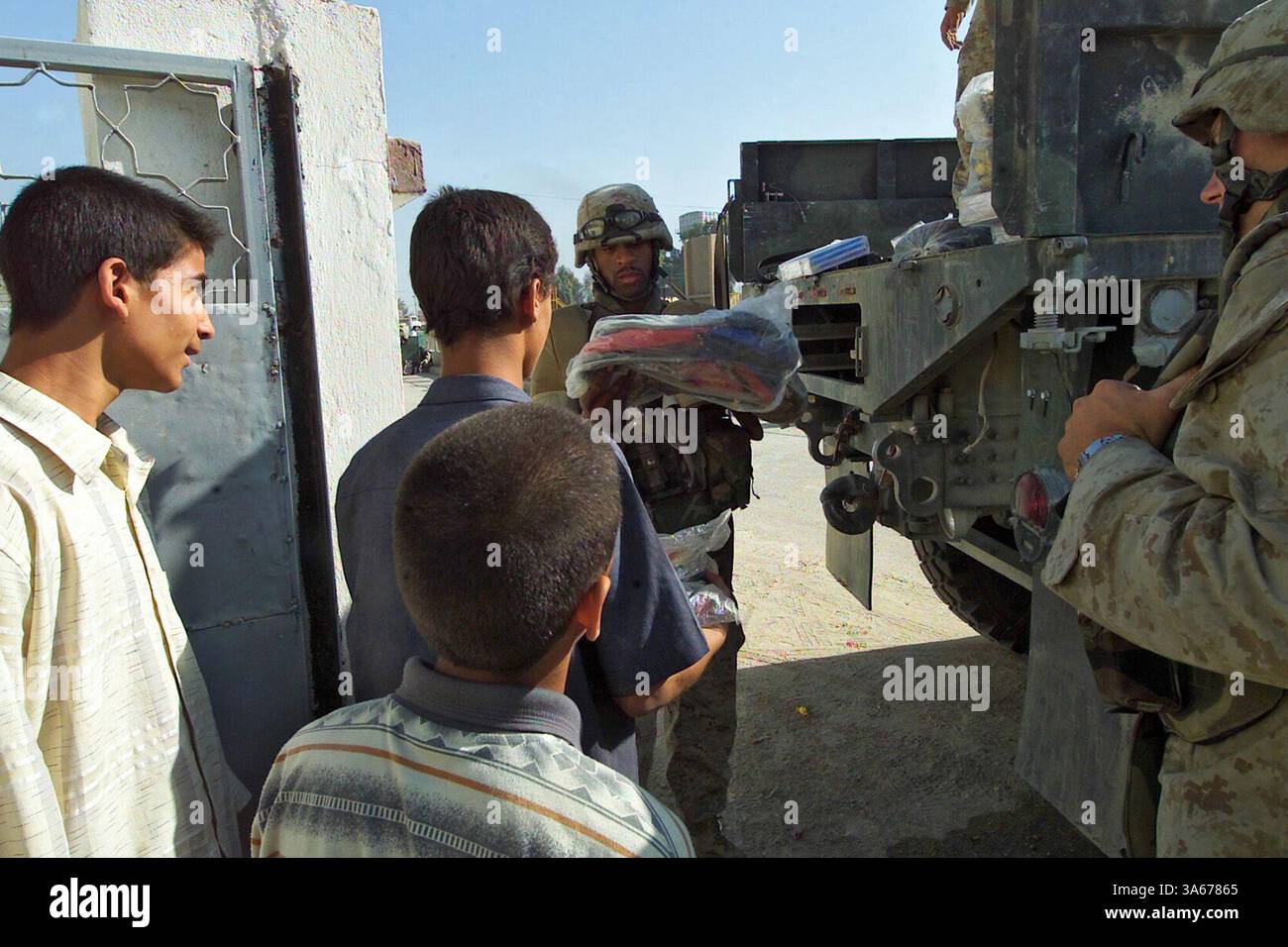 Oct 04, 2004; Iskandariyah, Iraq; Staff Sgt. AMERIGO V. WALTON of the ...