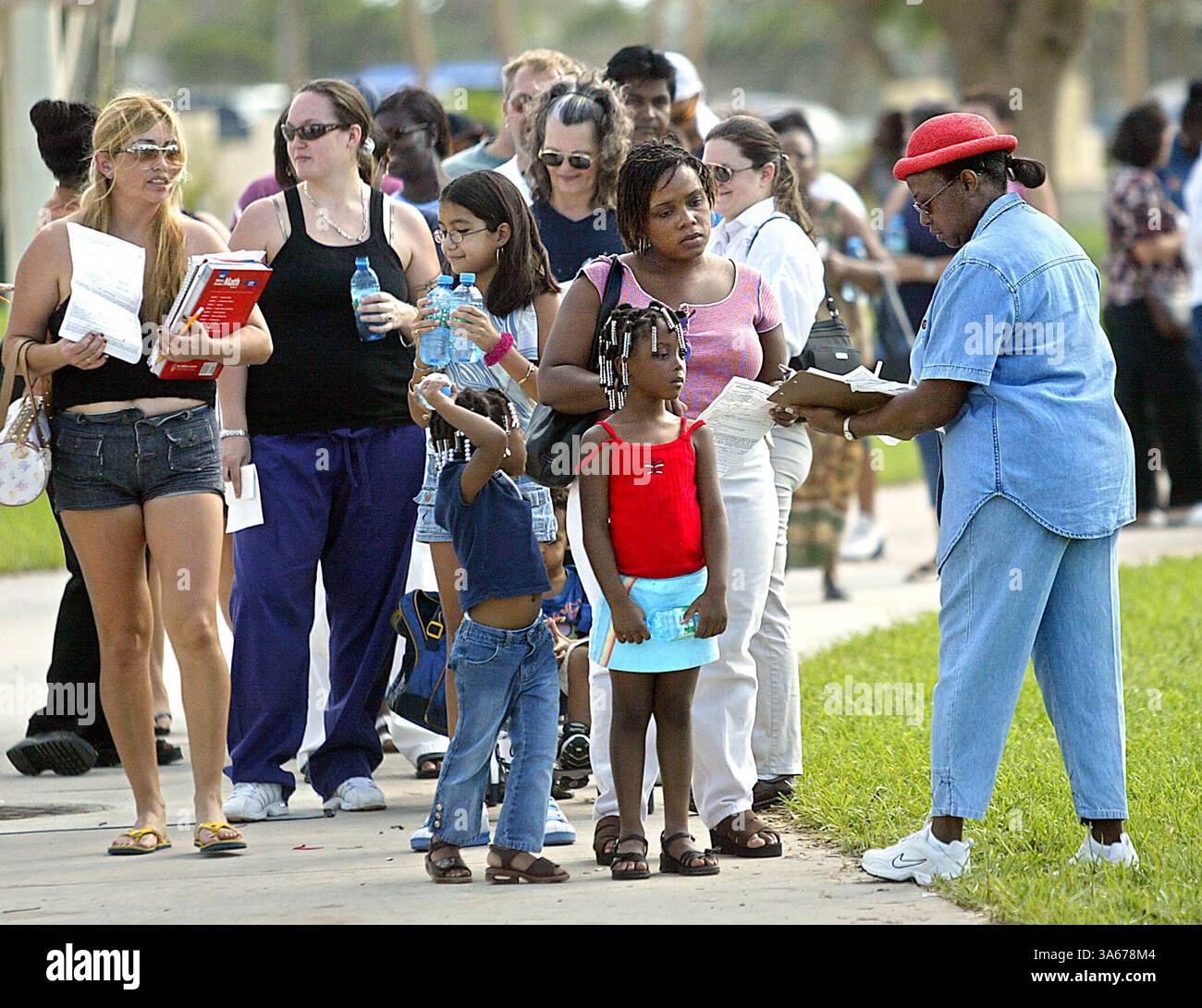Oct 09, 2004; Palm Beach, FL, USA; CHRISTINE WINN, a DCF employee ...