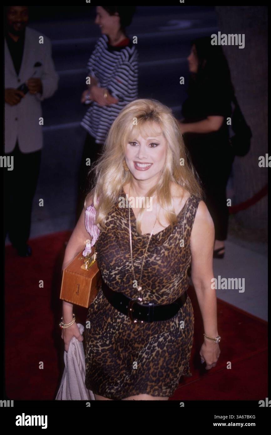 August 18, 1998; RHONDA SHEAR attends the premiere of ''The Rat Pack ...